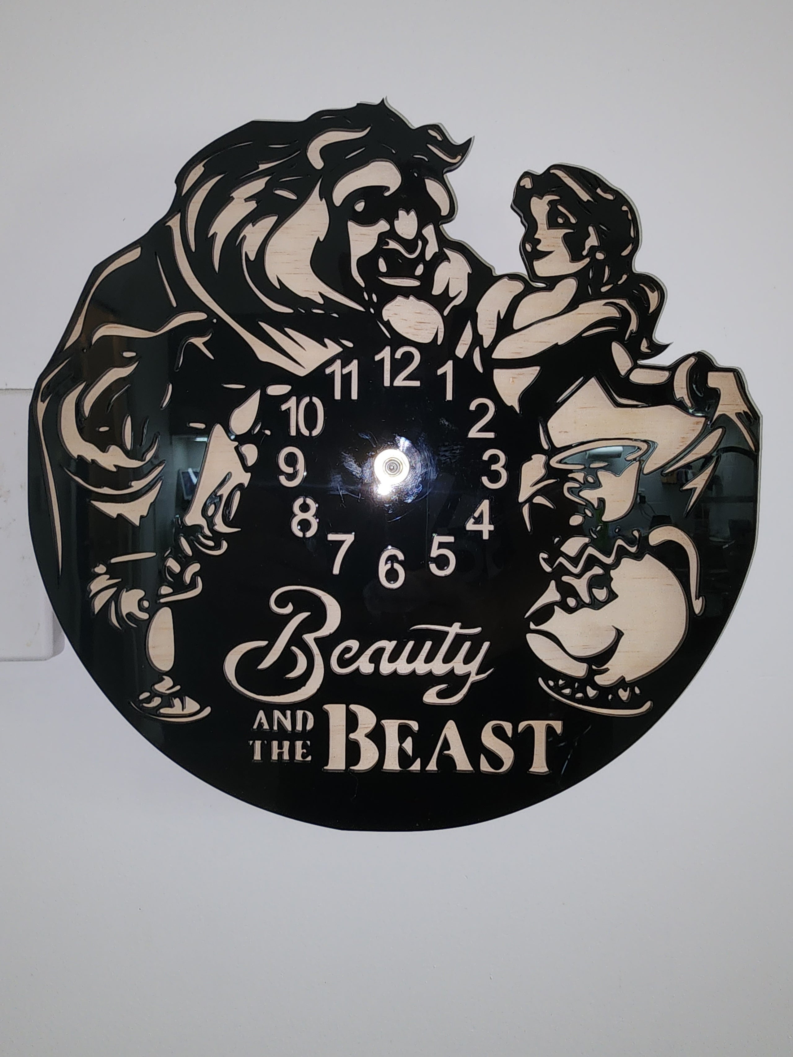 Beauty & Beast Clock | Brady Creations